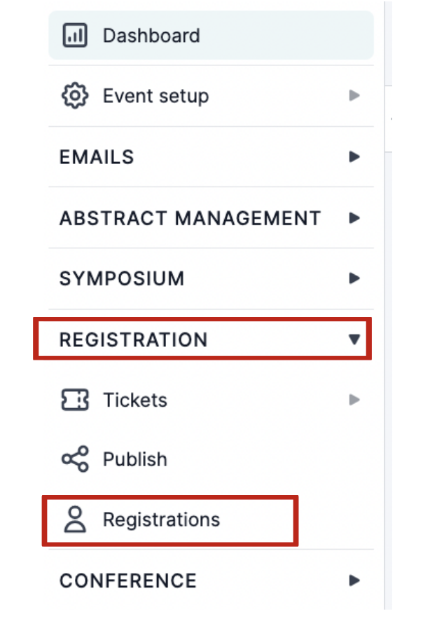 How to manage orders and edit the attendee table